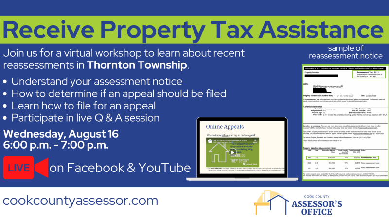 2023 Reassessments in Thornton Township | Cook County Assessor's Office